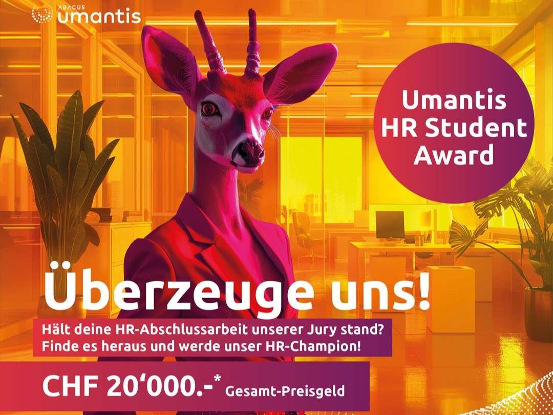 Umantis HR Student Award 2024: Jetzt Abschlussarbeiten einreichen ...