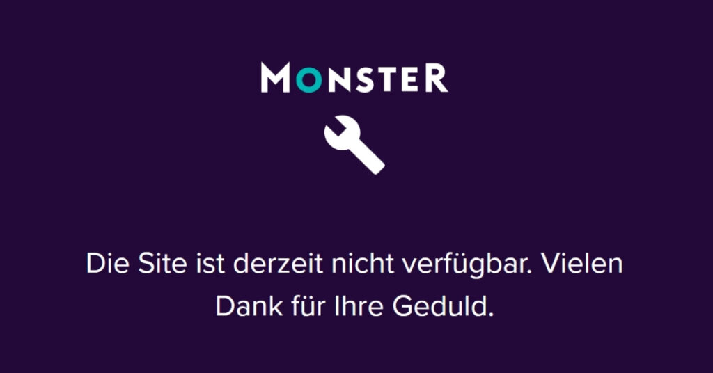 Monster.de geht überraschend offline - Personalwirtschaft